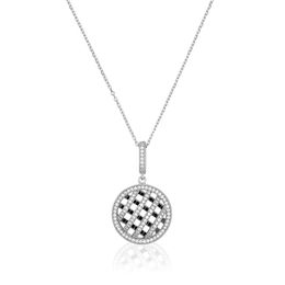 Orphelia Damen-Kette aus 925er Sterlingsilber mit Anh&auml;nger &ndash; Silber ZH-4836