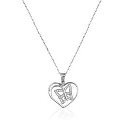 Orphelia Damen-Kette aus 925er Sterlingsilber mit Anh&auml;nger &ndash; Silber ZH-4878