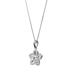 Orphelia Damen-Kette aus 925er Sterlingsilber mit Anh&auml;nger &ndash; Silber ZH-7479