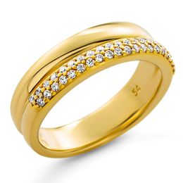 Orphelia 'Emily' Damen-Ring aus 925er Sterlingsilber &ndash; Gold ZR-7581/G