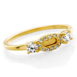 Orphelia 'Lily' Damen-Ring aus 925er Sterlingsilber &ndash; Gold ZR-7582/G