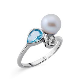 Orphelia Damenring 925 Sterling Silber - Silber ZR-7498