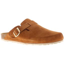 Hush Puppies Damen Sandalen Bailey Geschlossene Zehe Mule Leder Flach Slip-On Beige