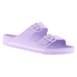Hush Puppies Damen Sandalen Flach Lorna Slip On lila