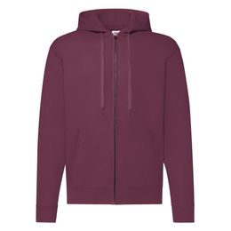 Fruit of the Loom - "Classic" Kapuzenjacke f&uuml;r Herren/Damen Unisex (Burgunderrot)