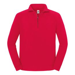 Fruit of the Loom - "Iconic Premium" Sweatshirt f&uuml;r Herren/Damen Unisex (Rot)