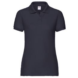 Fruit of the Loom - "Lady Fit 65/35" Poloshirt f&uuml;r Damen (Dunkles Marineblau)