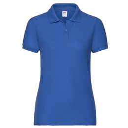 Fruit of the Loom - "Lady Fit 65/35" Poloshirt f&uuml;r Damen (K&ouml;nigsblau)