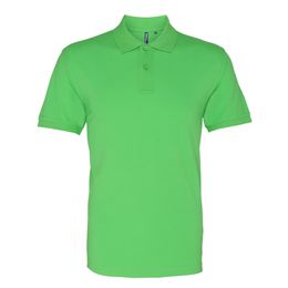Asquith & Fox Herren Kurzarm-Poloshirt (Limette)