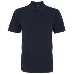 Asquith & Fox Herren-Poloshirt mit kurzen &Auml;rmeln (French Navy)