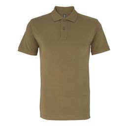 Asquith & Fox Herren-Poloshirt mit kurzen &Auml;rmeln (Khaki)