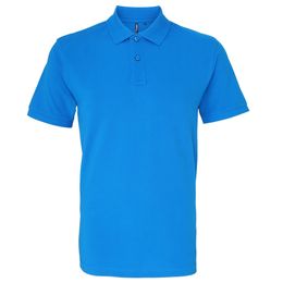 Asquith & Fox Herren-Poloshirt mit kurzen &Auml;rmeln (Sapphire)
