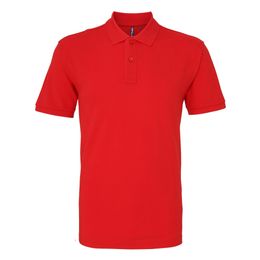 Asquith & Fox Herren-Poloshirt mit kurzen &Auml;rmeln (rot)