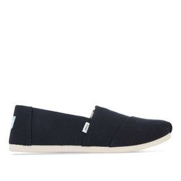 Toms Shoes Espadrilles Alpargata coton recycl&eacute; Toms Pour Femme en Noir