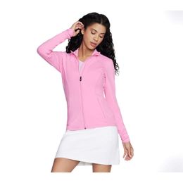 Skechers Performance GOWALK Wear Mesh Damenjacke in Pink