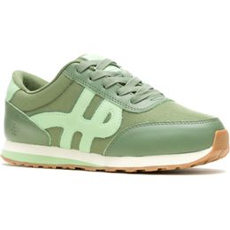 Hush Puppies Seventy8 Damen Sneaker Aus Leder In Olivgr&uuml;n