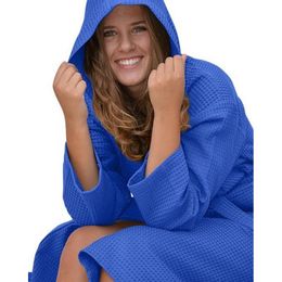 ARTG - "Robezz" Morgenmantel mit Kapuze f&uuml;r Damen (wahres Blau)