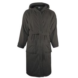 The One Towelling - Morgenmantel f&uuml;r Herren/Damen Unisex, mit Kapuze (Anthrazit)