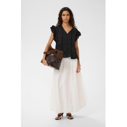 Soaked in Luxury Kurzarm-Bluse SLRuna Kurzarm-Bluse Gerade Passform