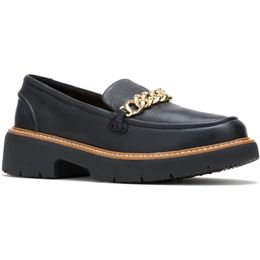 Hush Puppies Jodie Leder Damen Schwarz Slipper