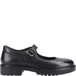 Hush Puppies AURORA M&auml;dchen Leder-Schulschuhe Schwarz