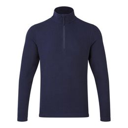 Premier Unisex Erwachsene Recyclight Quarter Zip Fleece Top (Marine)