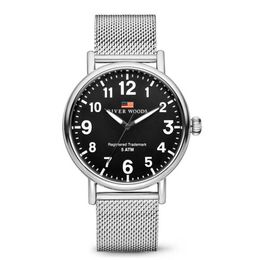 River Woods Sacramento Silber Herren Armbanduhr RW420003
