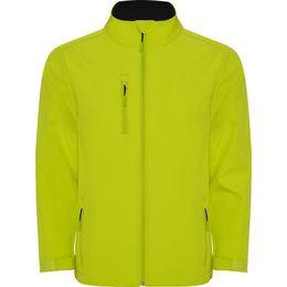 Roly - "Nebraska" Softshelljacke f&uuml;r Herren (Leuchtend Limone)