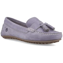 Sperry Salvador Slip-On Nubuck Damenschuhe Lila Mokassins
