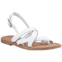 Hush Puppies Hope Leder Damen Wei&szlig;e Sandalen