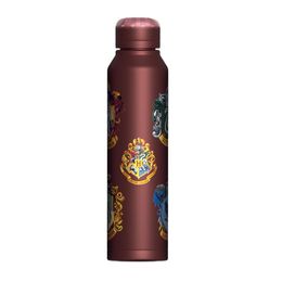 Harry Potter - Wasserflasche, Schmal, Metall, 530ml (Weinrot)
