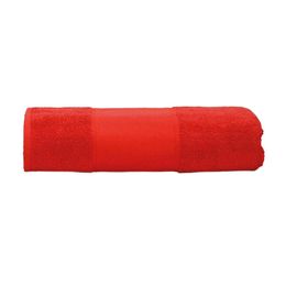 ARTG - Badetuch "Print-Me" (Feuerrot)