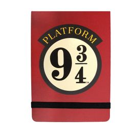 Harry Potter - Bahnsteig 9 3/4-Taschen-Notizbuch (Rot)