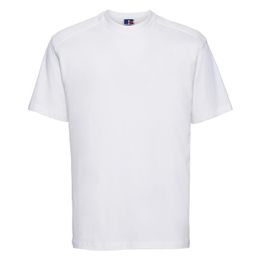Russel Athletic Russell Europe Herren T-Shirt mit kurzen &Auml;rmeln aus Baumwolle (Wei&szlig;)