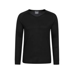 Mountain Warehouse - "Talus" Thermo-Top V-Ausschnitt f&uuml;r Herren (Schwarz)