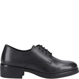 Hush Puppies ANASTASIA M&auml;dchen Leder-Schulschuhe Schwarz