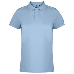 Asquith & Fox - Unifarbenes Poloshirt - Damen (Himmelblau)