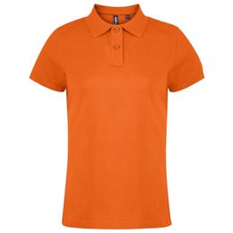 Asquith & Fox - Unifarbenes Poloshirt - Damen (Orange)