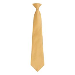 Premier - "Colours Orginals Fashion" Krawatte Zum Anklemmen (Gold)