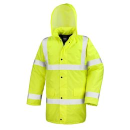 SAFE-GUARD by Result - "Motorway" Jacke Signalkleidung f&uuml;r Herren (Gelb)