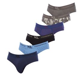 6er-Pack Herren Baumwollslips KLSP6