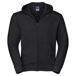 Russel Athletic Russell - "Authentic" Hoodie mit durchgehendem Rei&szlig;verschluss f&uuml;r Herren (Schwarz)