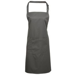 Premier Ladies/Womens Colours Bip Sch&uuml;rze mit Tasche (Dunkelgrau)