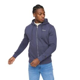 CrossHatch - "Allmoor Thru" Hoodie mit durchgehendem Rei&szlig;verschluss f&uuml;r Herren (Marine)