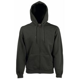 Fruit of the Loom Herren Premium 70/30 Zip-Up Sweatshirt / Hoodie mit Kapuze (Charcoal)