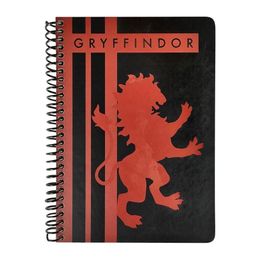 Harry Potter - "Wizarding World" Gryffindor-Notizbuch, A5 (Schwarz/Rot)