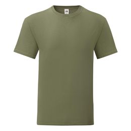Fruit of the Loom Herren Iconic T-Shirt (5er Pack) (Klassisches Olivgr&uuml;n)