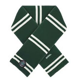 Harry Potter - "Slytherin" Schal f&uuml;r Herren/Damen Unisex (Gr&uuml;n/Wei&szlig;)