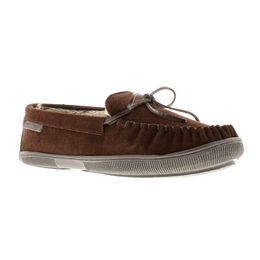 Hush Puppies ace Leder Herren Pantoffeln voll Schokolade