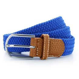 Asquith & Fox Herren Gewebter Braid Stretch G&uuml;rtel (Royal)